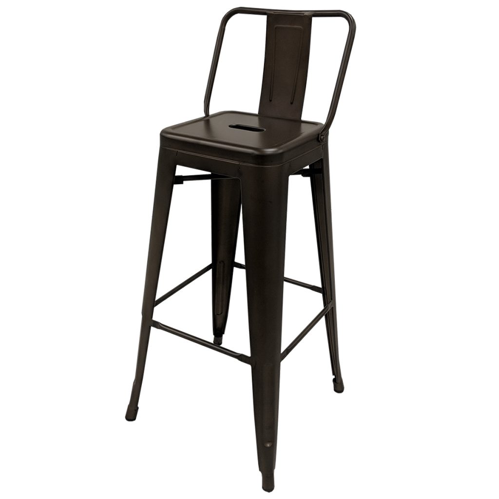 Location de Tabouret tolix, modèle H, couleur Gunmetal